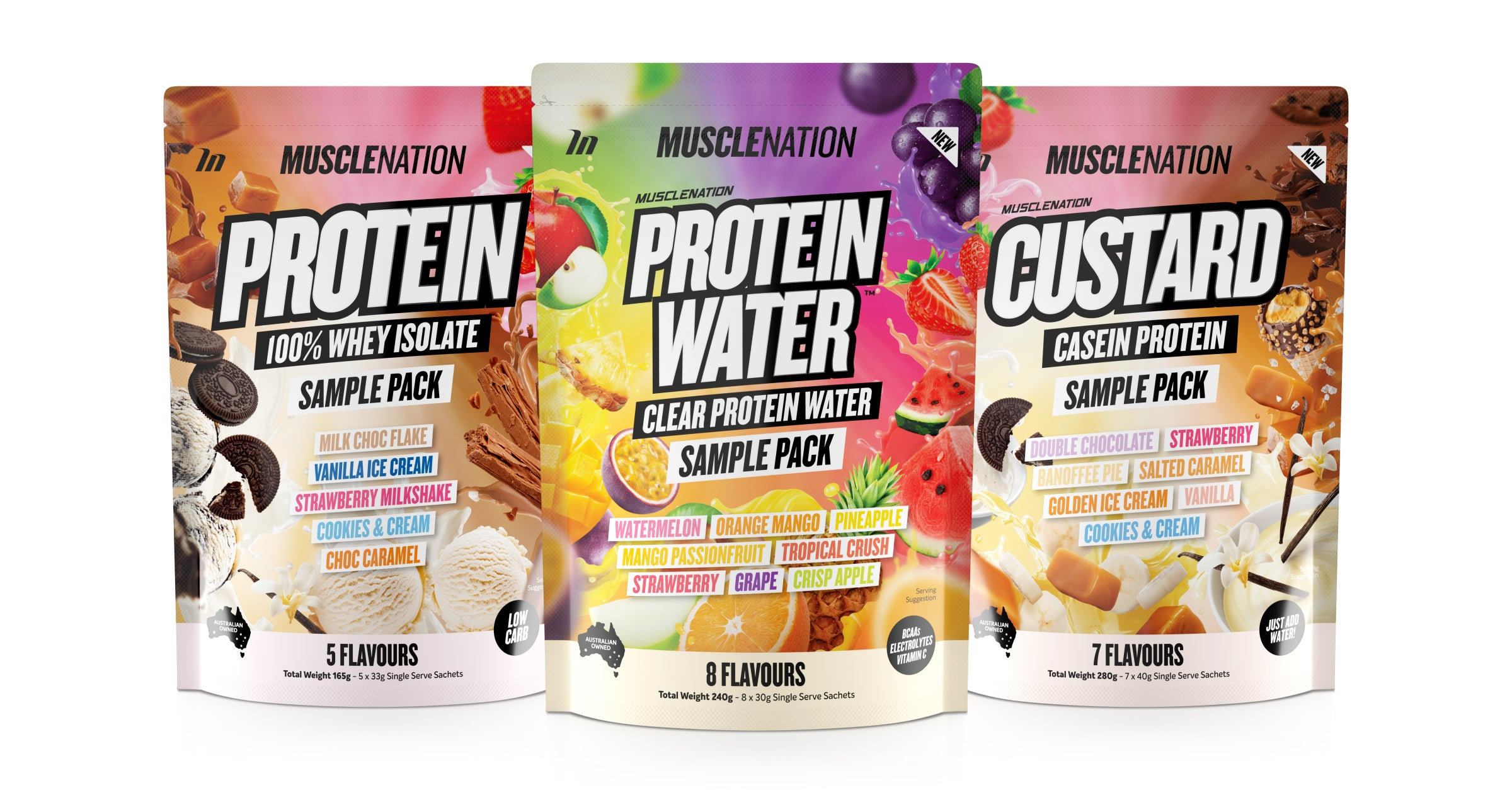 Sample Packs | Protein & Supplements – Muscle Nation