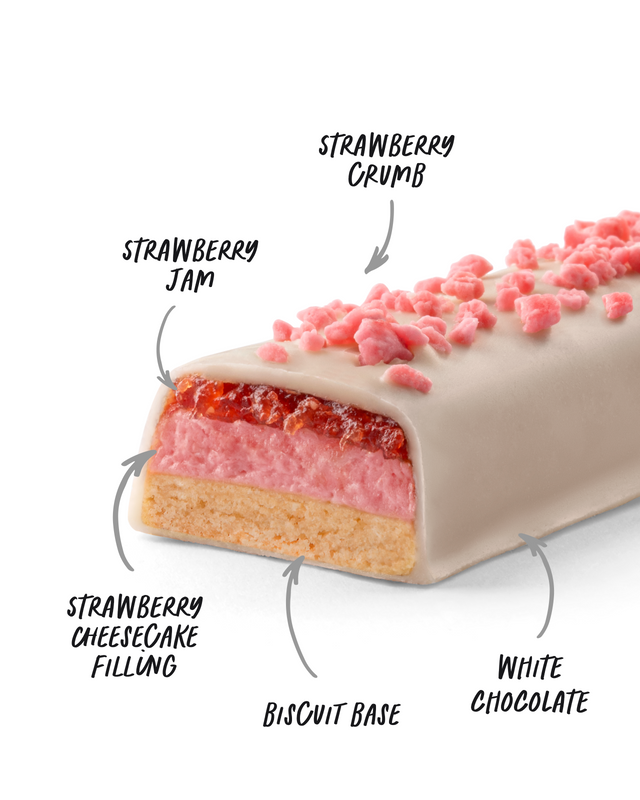 CHEESECAKE Protein Bar - Strawberry Dream - Box of 12 – Muscle Nation